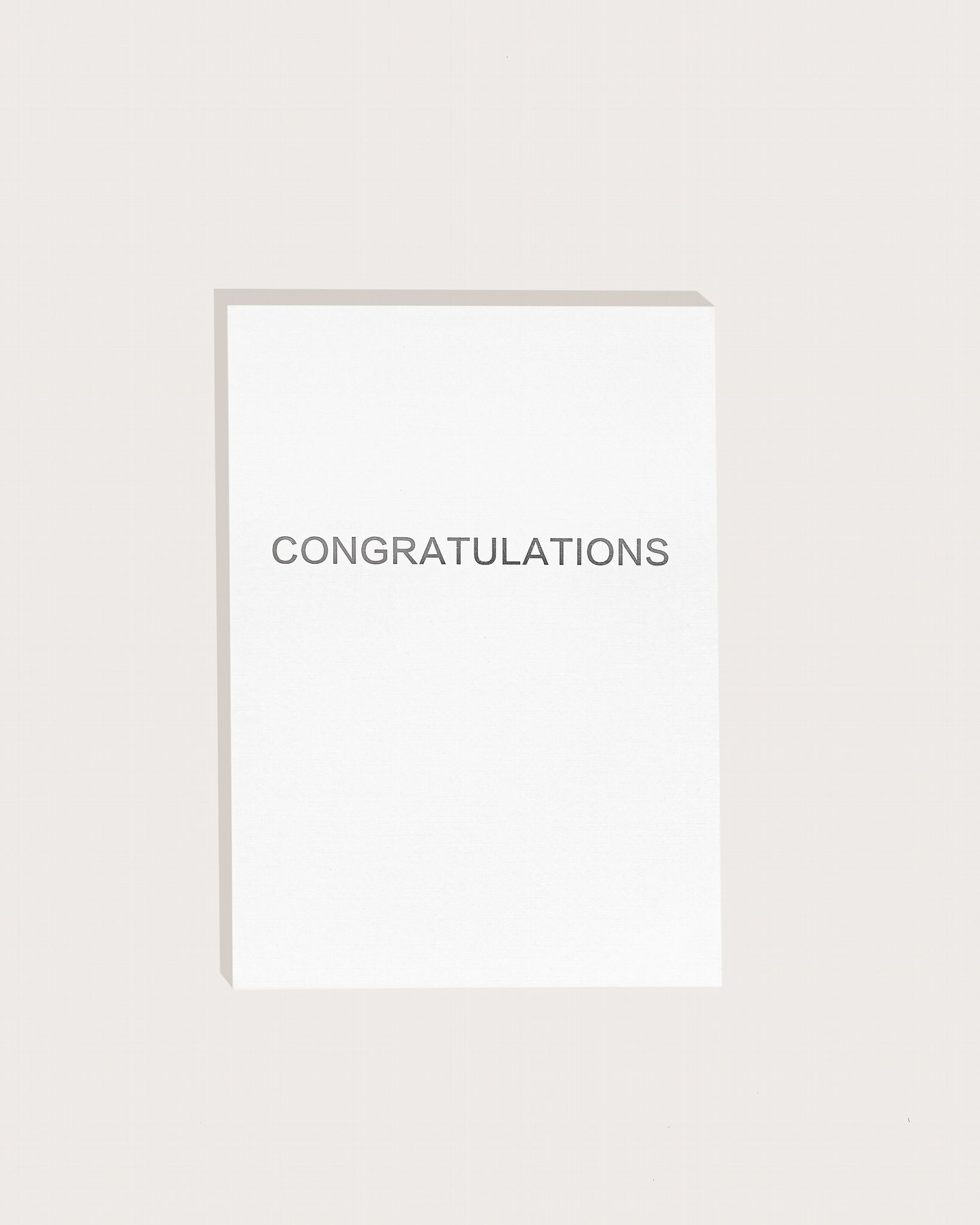CONGRATULATIONS AUDIO GREETINGS CARD – THE VISUAL BOOK